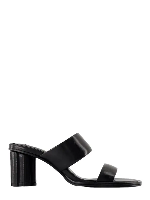 Ami Leather Court Shoes - Black