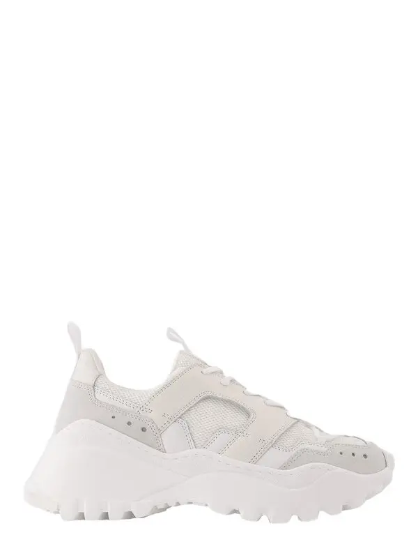 Ami Lucky 9 Leather Sneakers - White