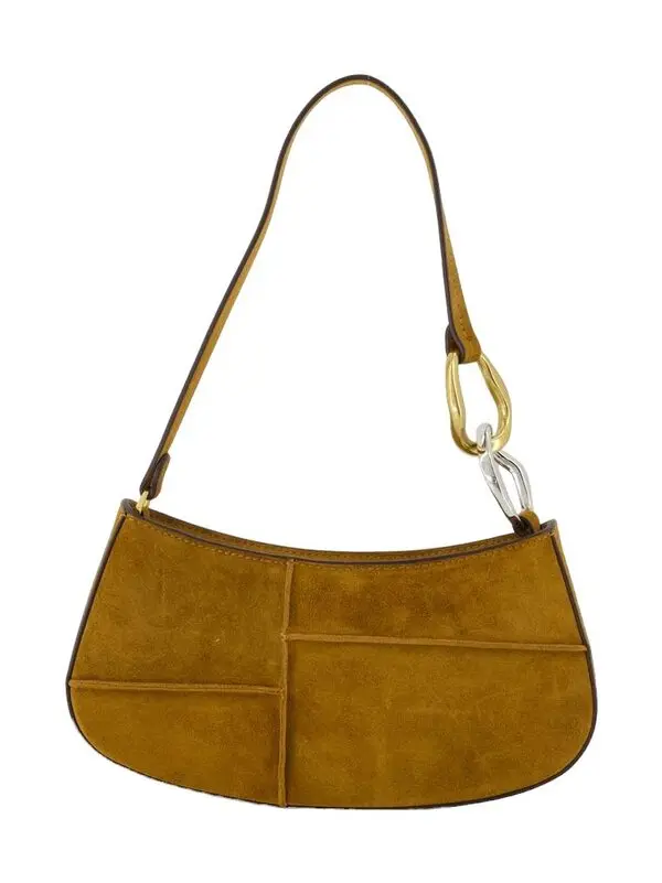 Staud Ollie Leather Shoulder Bag - Brown