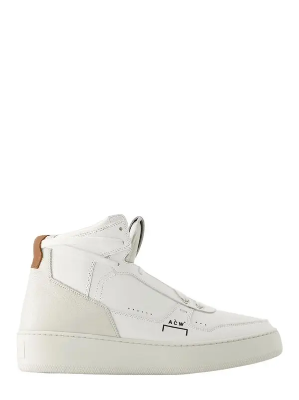 A-COLD-WALL* Luol High-top Ii Leather Sneakers - Beige