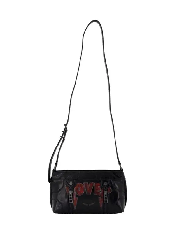 Zadig&Voltaire Crossbody Leather Bag - Black
