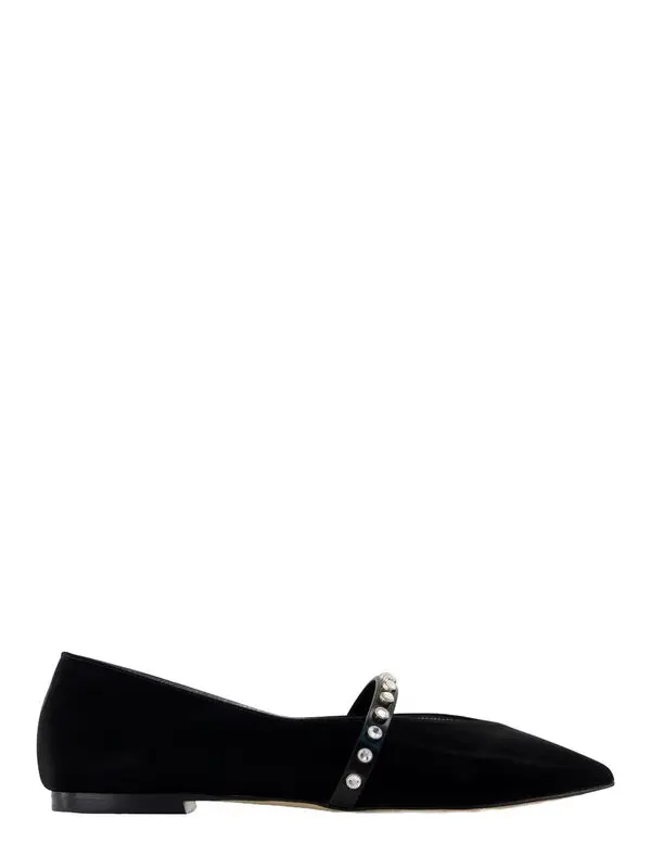 Alexander McQueen Leather Ballerinas - Black