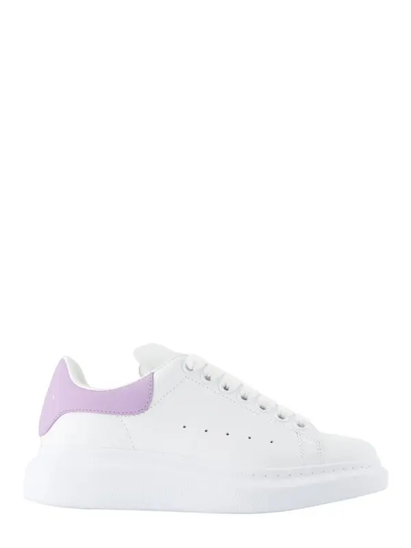 Alexander McQueen Leather Oversized Sneakers - White
