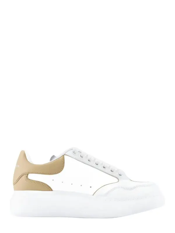 Alexander McQueen Oversized Leather Sneakers - White