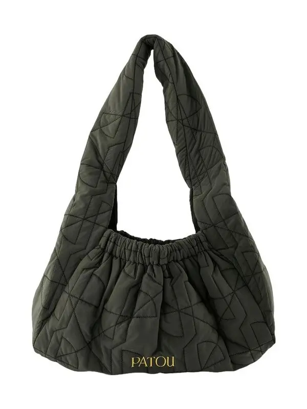 Patou Le Biscuit Shoulder Bag - Green
