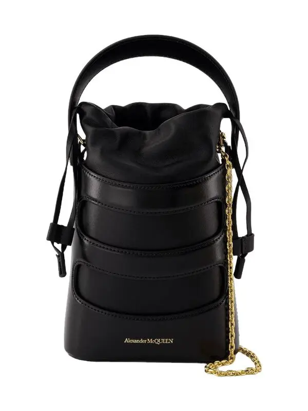 Alexander McQueen The Rise Mini Crossbody - Black