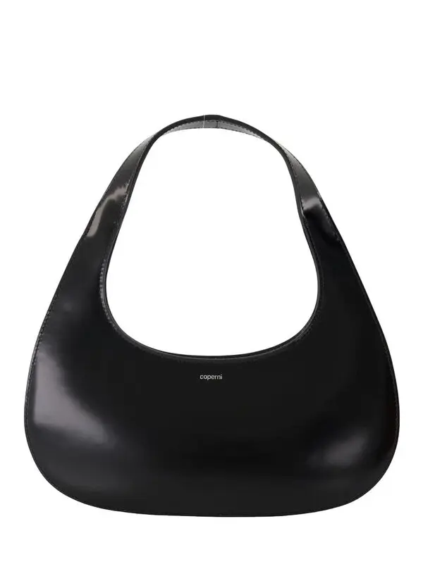 Coperni Leather Baguette Bag - Black
