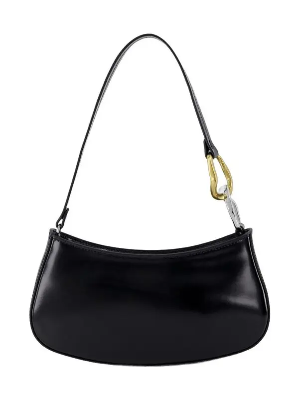 Staud Ollie Hobo Bag Leather - Black