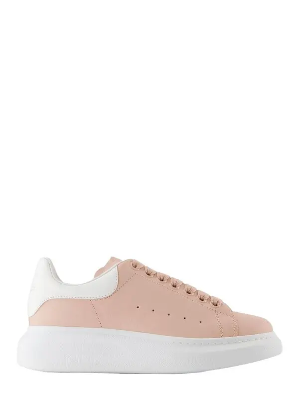 Alexander McQueen Oversized Leather Sneakers - Pink