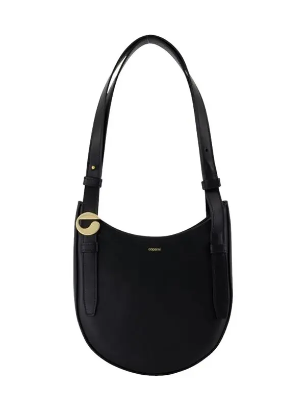 Coperni Mini Leather Shoulder Bag - Black