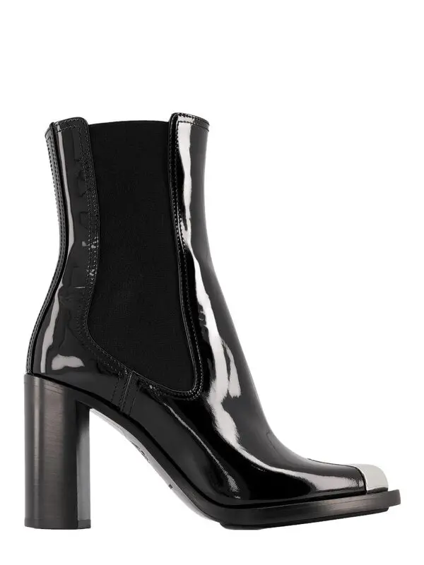 Alexander McQueen Boots In Leather - Black