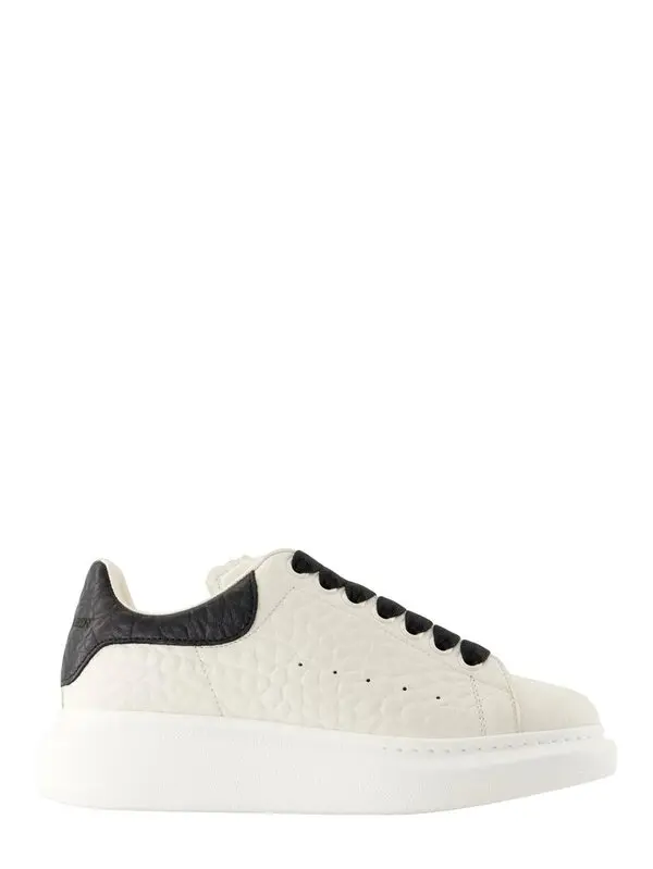 Alexander McQueen Oversized Leather Sneakers - White