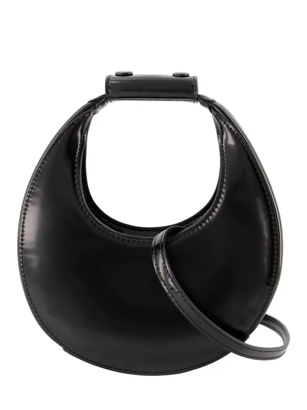 Staud Good Night Moon Leather Purse - Black