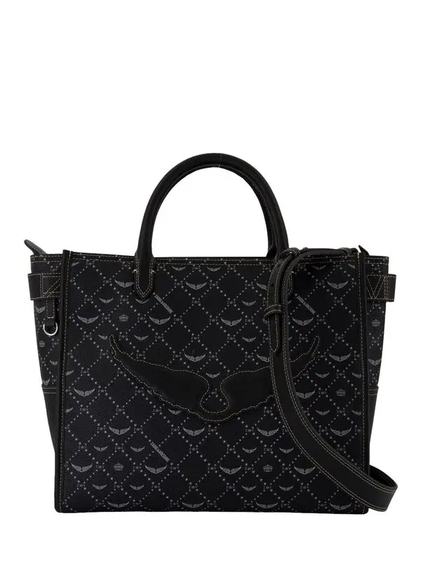 Zadig&Voltaire Monogram Angel Tote - Black