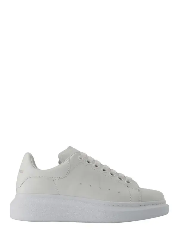 Alexander McQueen Oversize Leather Sneakers - White