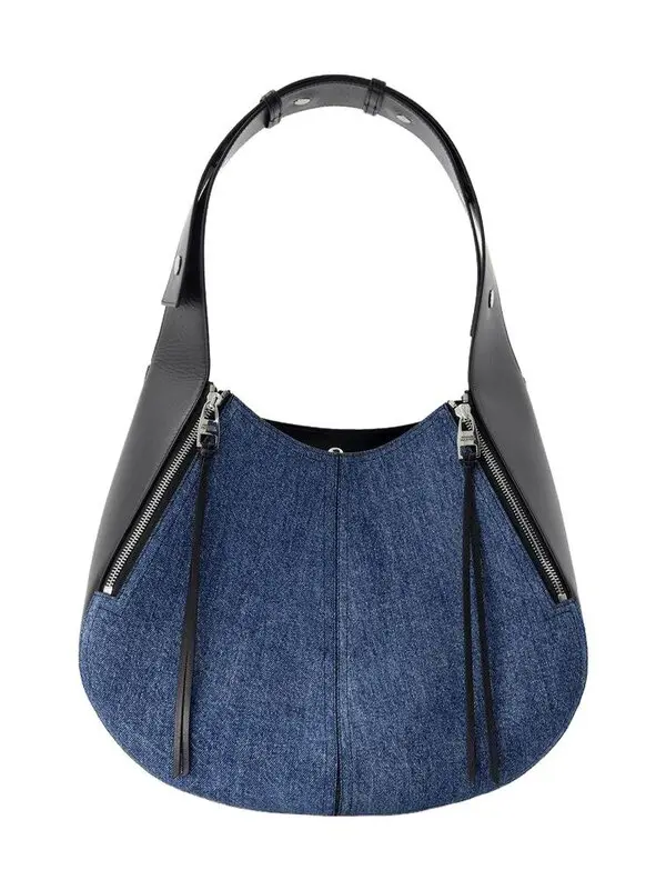 Alexander McQueen The Skull Hobo Bag - Blue