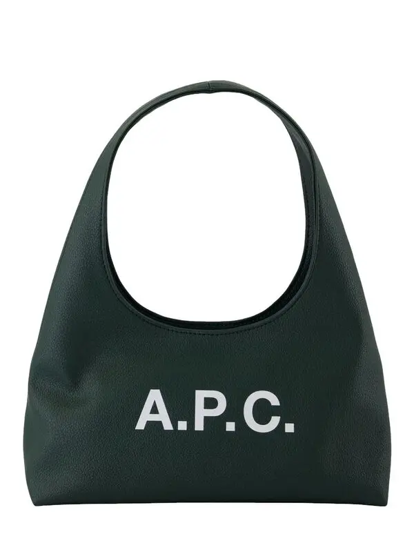 A.p.c. Baby Ninon Synthetic Shoulder Bag - Green