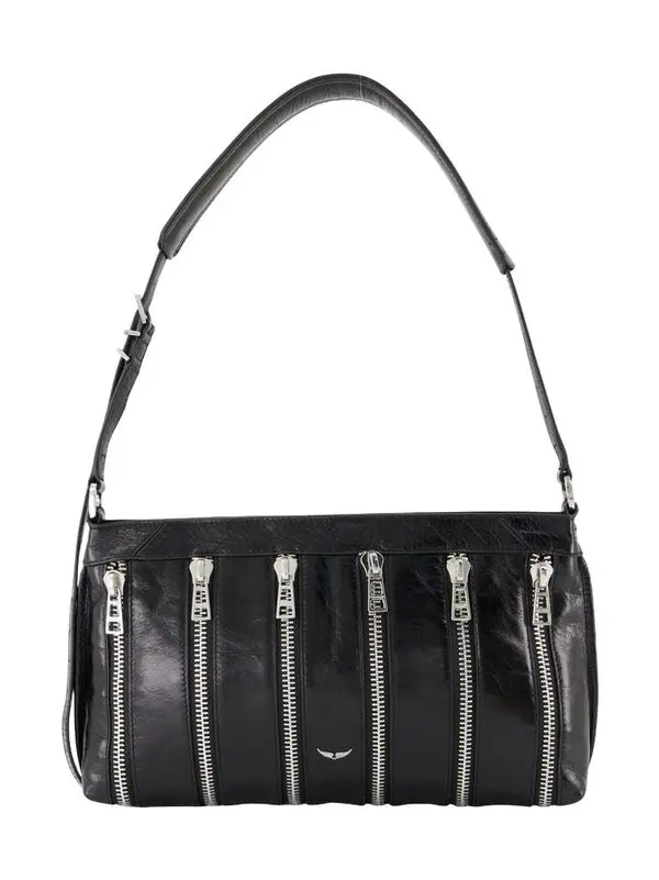 Zadig&Voltaire Leather Crossbody Bag - Black
