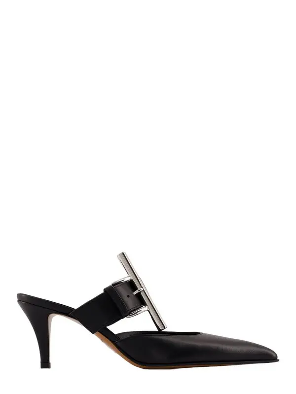 Alexander McQueen Francisco Leather Pumps - Black