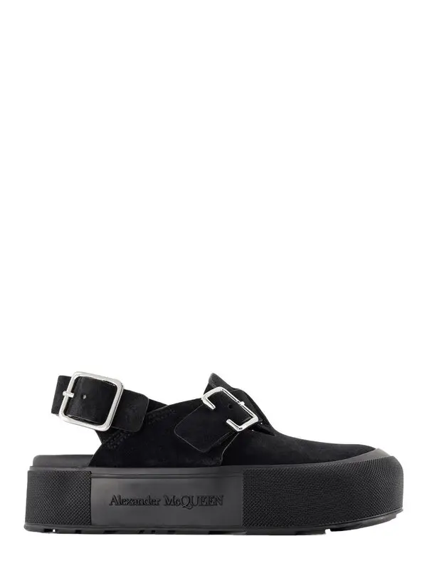 Alexander McQueen Mount Slick Sandals - Black