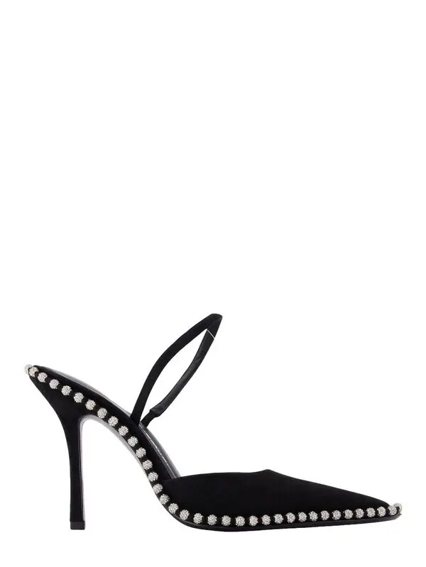 Alexander Wang Tia 105mm Slingback Heels - Black