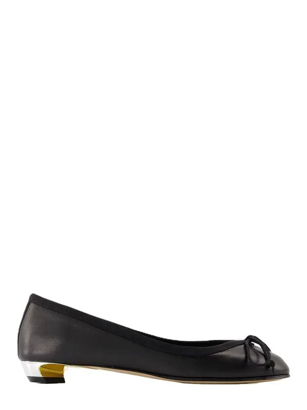 Alexander McQueen Armadillo Ballerinas - Black