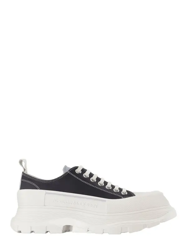 Alexander McQueen Tread Slick Leather Sneakers - Multicolor