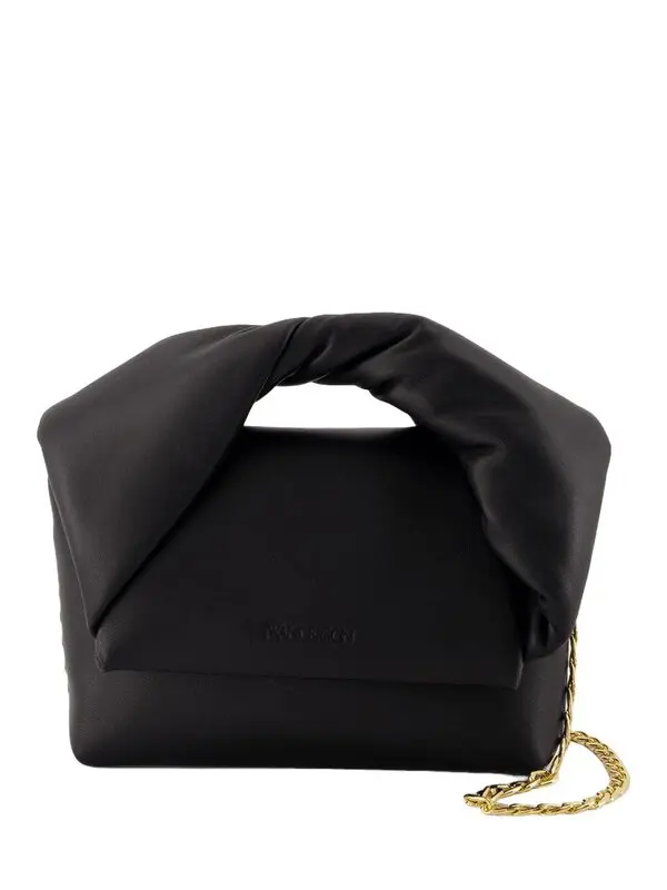 JW Anderson Leather Crossbody Bag - Black
