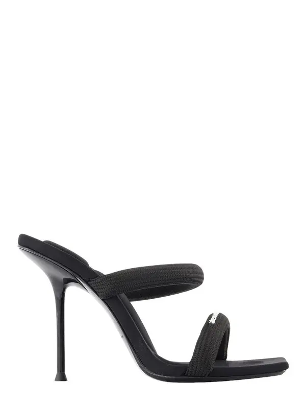 Alexander Wang Julie Nylon Sandals - Black