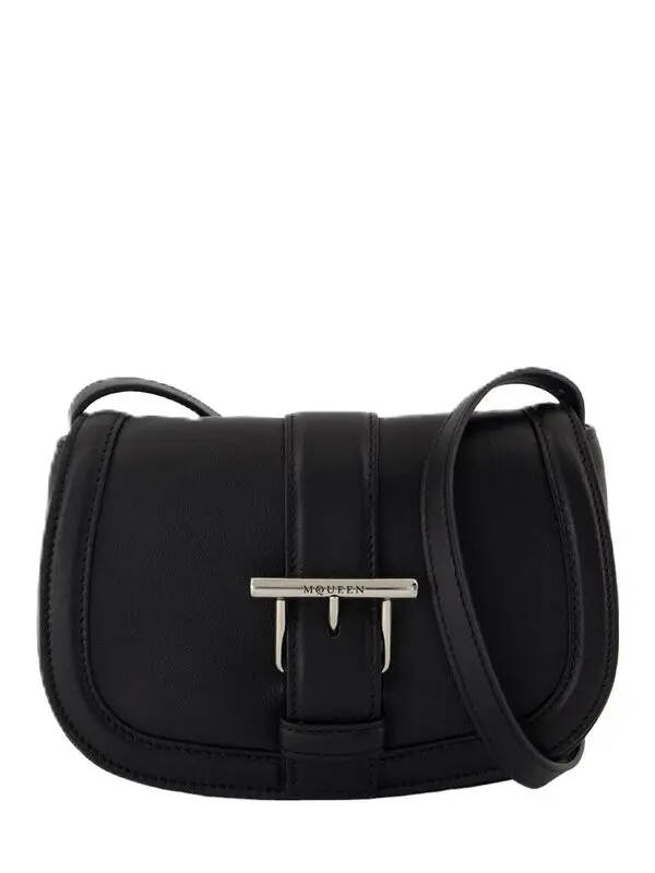 Alexander McQueen T-bar Satchel - Black