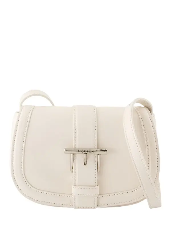 Alexander McQueen T-bar Mini Satchel - White