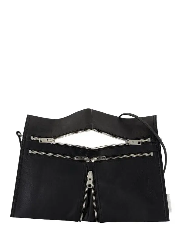 Alexander Wang Geo Medium Crossbody Leather - Black