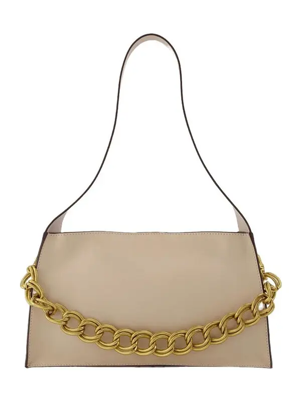Manu Atelier Kesme Leather Bag - Beige