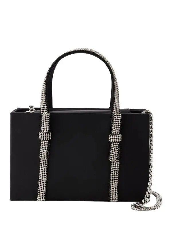 Kara Bow Midi Bag - Black