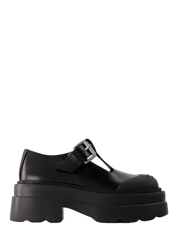 Alexander Wang Tova Mary Jane Platform Loafers - Black