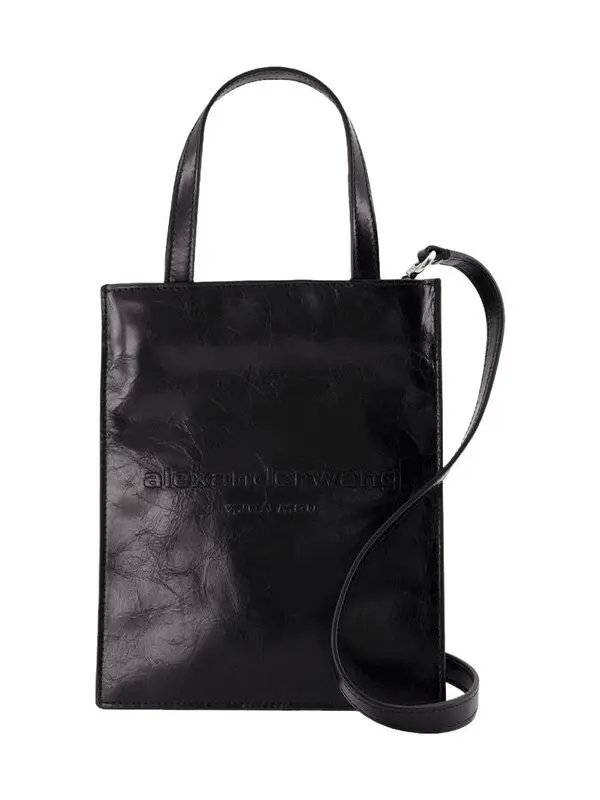 Alexander Wang Pinch Small Leather Shopping Bag - Black