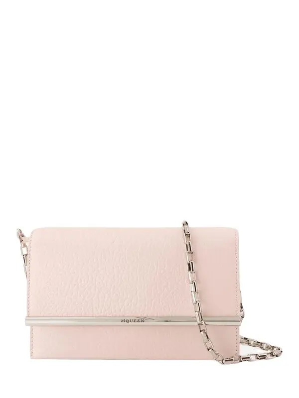 Alexander McQueen Mini Cross Bar Purse - Pink