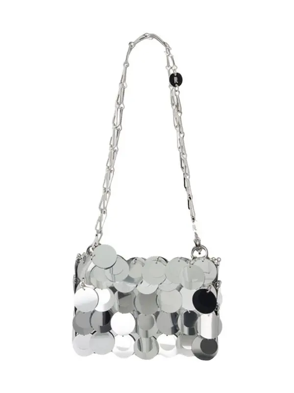 Rabanne Sparkle Nano Purse - Silver