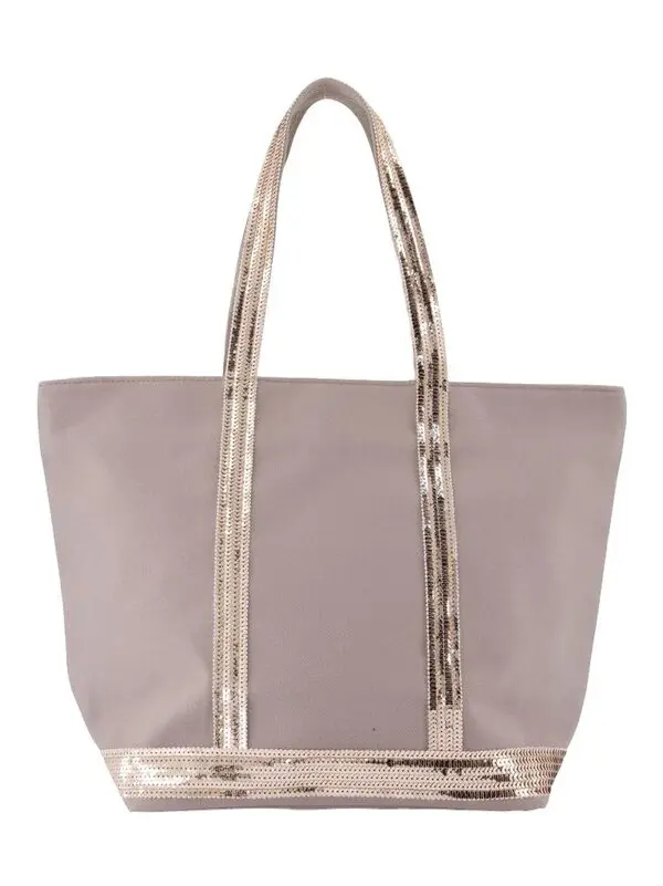 Vanessa Bruno Cotton Zippe Shopper Bag - Neutral
