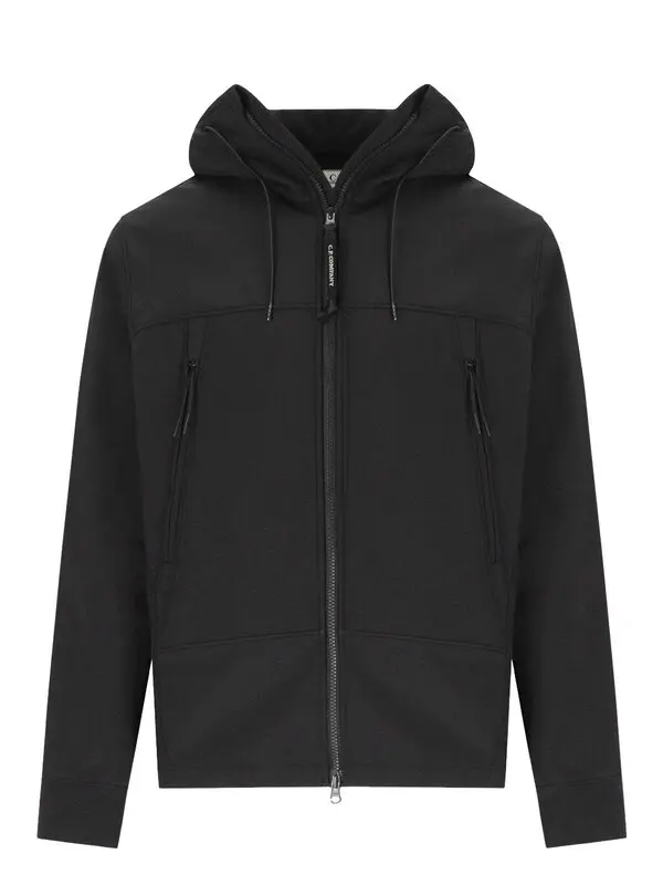 C.P. COMPANY C.p. Shell-r Goggle Hooded Jacket - Black