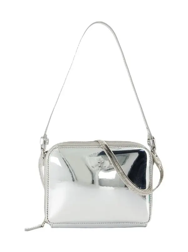 COURREGES Chained Mirror Purse - Silver