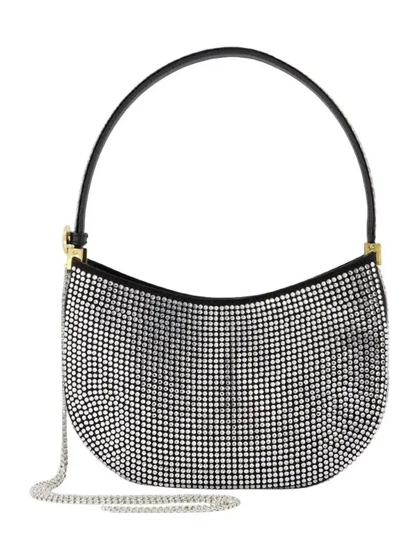 Magda Butrym Medium Vesna Hobo Bag With Strass - Black