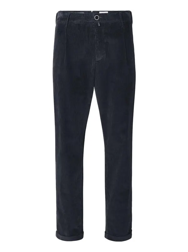 Jacob Cohen Stretch Cotton Blend Trousers - Black