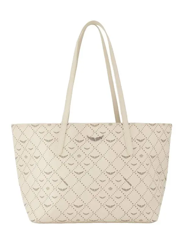 Zadig&Voltaire Z Shopper Monogram Tote Bag - White