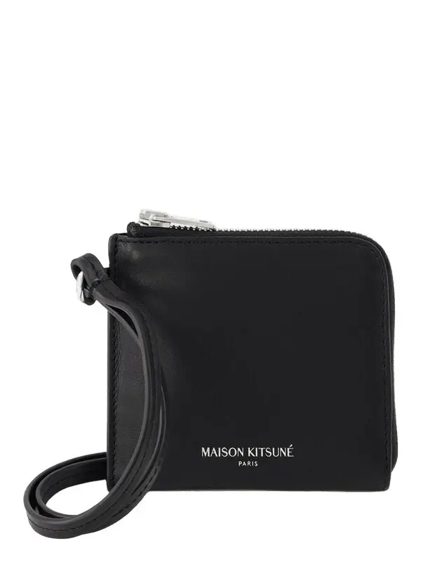 Maison Kitsuné Porte Monnaie - Black