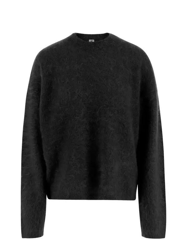 THE GARMENT Stretch Mohair Blend Sweatshirt - Black