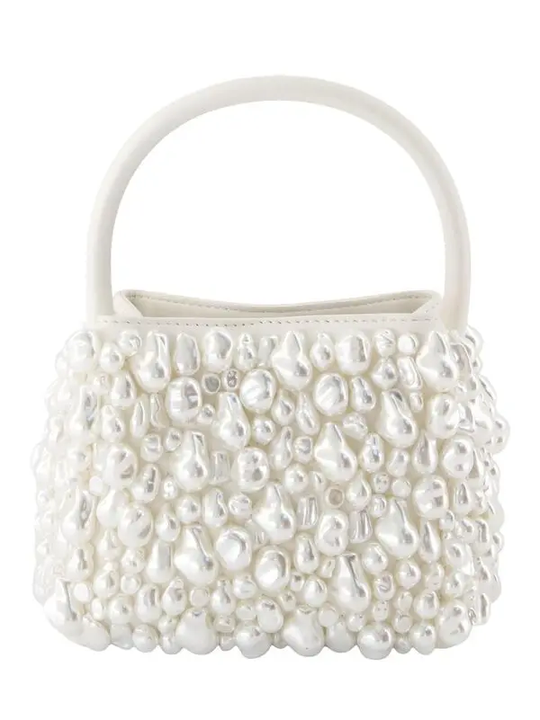 Cult Gaia Solene Top Handle Bag - White