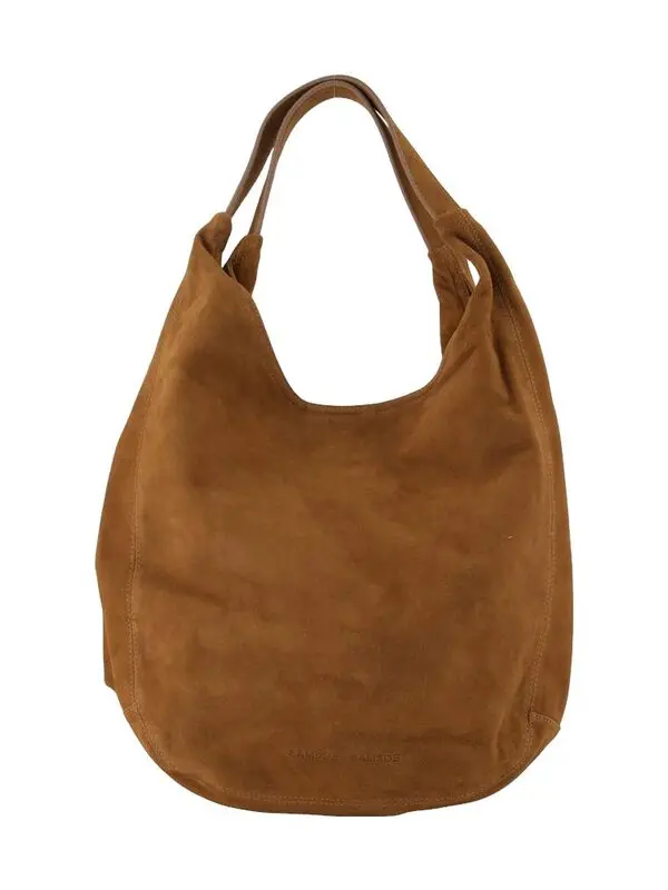 SAMSØE SAMSØE Sacima Leather Shopper Bag - Brown