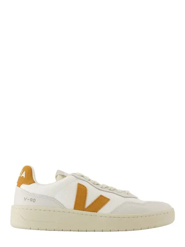 VEJA V-90 Nylon Sneakers - White