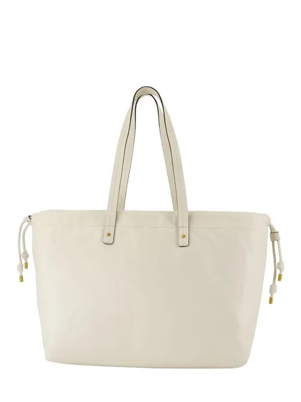 Isabel Marant Silven Gb Leather Shoulder Bag - White